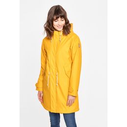 Derbe Damen Regenmantel "Tidaholm", gelb, Gr. 42, Obermaterial: 100% Polyester. Futter: 100% Polyester, M&auml;ntel, Wasserabweisend, winddicht,