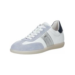 Nero Giardini Damen Sneaker "Nero Giardini Sneaker Leder", Gr. 36, blau, Leder, Schuhe