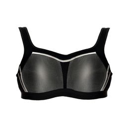 Viania Damen Sport-BH "Sport BH extreme", Gr. 75, schwarz, Obermaterial: 81% Polyester PES. 16% Polyamid PA. 3% Elasthan EL., BHs