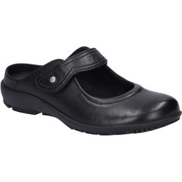 Josef Seibel Damen Slipper "Charlotte 04, black-black", Gr. 40, schwarz, Obermaterial: 100% Rindsleder Leather cow., Schuhe