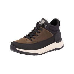 Rieker Herren Sneaker "Rieker Sneaker Lederimitat", Gr. 40, schwarz, Lederimitat, Schuhe