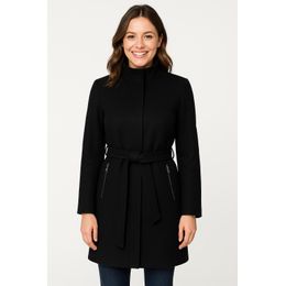 V&eacute;ro Moda VERO MODA Damen Kurzmantel "VMBLASSJESSY AW WOOL JACKET GA LCS", schwarz, Gr. S, unifarben, Web, Obermaterial: 64% Polyester, 30% Wolle, 6% Nylon,
