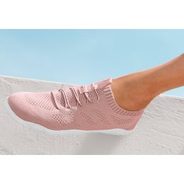 Vivance Damen Sneaker "Freizeitschuh, Halbschuh mit ultraleichter und flexibler Sohle", Gr. 38, rosa, Obermaterial: 100% Textilmaterial. Decksohle: