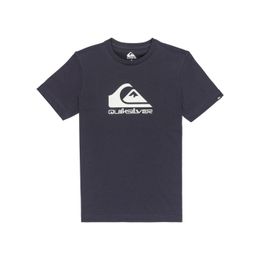 Quiksilver Jungen T-Shirt "Ev Comp Logo", blau, Gr. 10, Obermaterial: 100% Baumwolle., Shirts