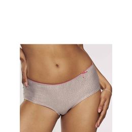 Nuance Damen Panty, Gr. 44, beige, Obermaterial: 50% Polyamid, 40% Baumwolle, 10% Elasthan, Unterhosen, aus gemustertem Jacquard mit feiner