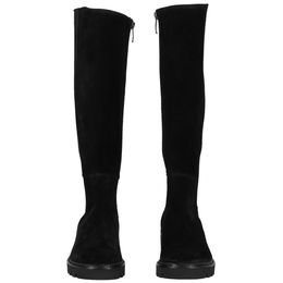 Paul Green Damen Stiefel "Paul Green Stiefel Veloursleder", Gr. 37,5, schwarz, Veloursleder, Schuhe
