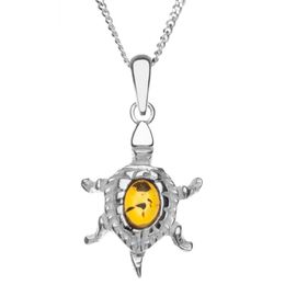 OSTSEE-SCHMUCK Damen Kette mit Anh&auml;nger "OSTSEE-SCHMUCK Kette mit Anh&auml;nger Schildkr&ouml;te", 42cm, Silber 925 (Sterlingsilber), L: 42, silber, Silber 925