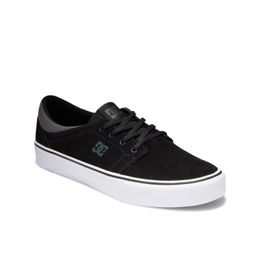 DC Shoes Herren Sneaker "Trase Sd", Gr. 12,5, schwarz, Obermaterial: Leder [Kuh] / Futter: Textil / Au&szlig;ensohle: Gummi., Schuhe