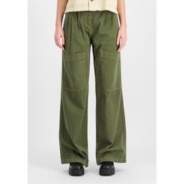 Damen Jogginghose "Sailor Pants W", gr&uuml;n, Gr. M, Alpha Industries, Obermaterial: 100% Baumwolle, Hosen