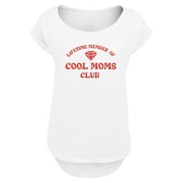 F4NT4STIC Damen T-Shirt "Mothers Day Cool Moms Club", wei&szlig;, Gr. S, Obermaterial: 100% Baumwolle, Shirts, Premium Qualit&auml;t