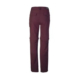 Killtec Damen Zip-off-Hose "KOS 5 WMN PNTS", lila, Gr. 42, Obermaterial: 92% Polyester, 8% Elasthan, Hosen, Abzippbare, wasserabweisende