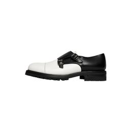 Henry Stevens Herren Slipper "Barkley CDM Businessschuh", Gr. 44,5, schwarz, Leder, Schuhe, Herren Slipper Lederschuhe handgefertigt, Anzugschuhe