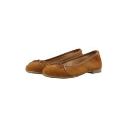 Ca'Shott CA'SHOTT Damen Ballerina "Ca'Shott Ballet flats CASELVIRA", Gr. 36toffee, Obermaterial: 100% Leder, Schuhe