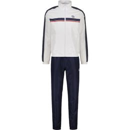 Sergio Tacchini Herren Trainingsanzug "AGAVE 025 TRACKSUIT Herren", blau, Gr. M, 100% POLYESTER, Sportanzüge, Trainingsanzug Herren, Tracksuit,