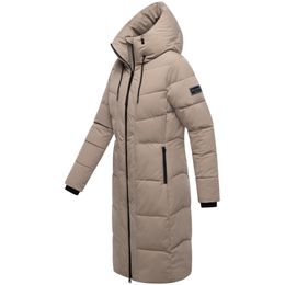 Navahoo Damen Steppmantel "Schokokuss XIV", beige, Gr. 4XL, Obermaterial: 92% Nylon, 8% Elasthan. Innenfutter: 100% Polyester. Wattierung: 100%
