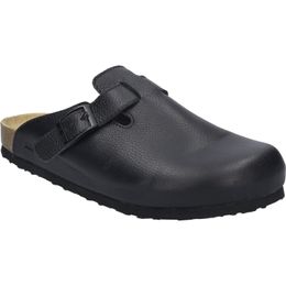 Josef Seibel Herren Clog "Josef 09, schwarz", Gr. 44, schwarz, Obermaterial: 100% Rindsleder Leather cow., Schuhe