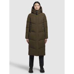 Khujo Damen Steppmantel "LUGA", gr&uuml;n, Gr. S, unifarben, 70% Baumwolle, 30% Polyamid, M&auml;ntel