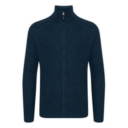 Blend Herren Strickjacke "Strickjacke BHCarmelo", blau, Gr. M, meliert, Obermaterial: 100% Polyacryl PAN., Strickjacken