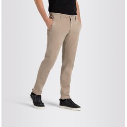 MAC Herren Chinohose "Driver", beige, Gr. 40, unifarben, Web, Obermaterial: 89% Baumwolle, 8% Polyester, 3% Elasthan, Hosen, mit Stretch