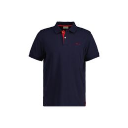 Gant Herren Poloshirt "Poloshirt REGULAR CONTRAST PIQUE RUGGER 1er Pack", blau, Gr. XXXL, Obermaterial: 96% Baumwolle CO. 4% Elasthan EL., Shirts