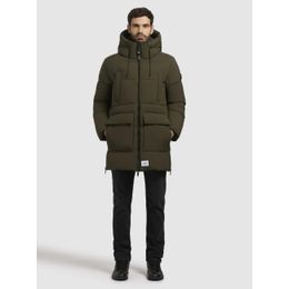 Khujo Herren Steppmantel "WELM MATT", gr&uuml;n, Gr. XXL, unifarben, 100% Polyester, M&auml;ntel