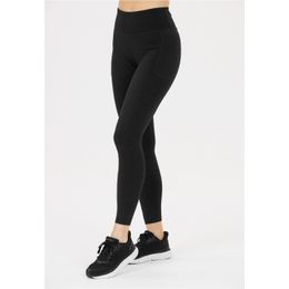 Endurance Damen Trainingstights "Clarane", schwarz, Gr. 40, bedruckt, 77% Polyamid, 23% Elasthan, Hosen, Mit Quick-Dry-Funktion