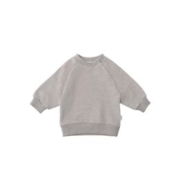 Liliput M&auml;dchen Sweatshirt, gr&uuml;n, Gr. 110, unifarben, 80% Baumwolle, 20% Polyester, Sweatshirts, mit B&uuml;ndchen an den &Auml;rmeln