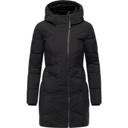 Ragwear Damen Steppmantel "Pevilla YOUMODO", schwarz, Gr. 4XL, Obermaterial: 100% Polyester. Innenfutter: 100% Polyester. Wattierung: 100% Polyester,