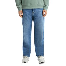 QS Herren Relax-fit-Jeans "Style Devon", blau, Gr. 38, unifarben, Denim/Jeans, Obermaterial: 99% Baumwolle, 1% Elasthan, Jeans, im Five-Pocket Style