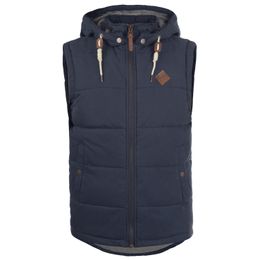 !Solid SOLID Herren Steppweste "Steppweste SDDry", blau, Gr. M, Obermaterial: 70% Baumwolle CO. 30% Nylon NY., Westen