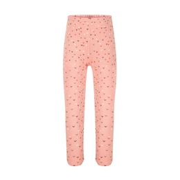 happy girls M&auml;dchen Strickleggings, rosa, Gr. 122, bedruckt, Feinstrick, Obermaterial: 60% Polyester, 35% Baumwolle, 5% Elasthan, Hosen, im s&uuml;&szlig;en