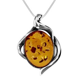 OSTSEE-SCHMUCK Damen Kette mit Anh&auml;nger "OSTSEE-SCHMUCK Kette mit Anh&auml;nger Mona Kette mit Anh&auml;nger Mona", 42cm, Silber 925 (Sterlingsilber), L: 42,