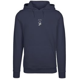 F4NT4STIC Damen Kapuzenpullover "Boo Crew Halloween", blau, Gr. M, Obermaterial: 65% Baumwolle, 35% Polyester, Pullover, Hoodie, Warm, Bequem
