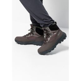 Jack Wolfskin Herren Trekkingschuh "EVERQUEST TEXAPORE HIGH M", Gr. 12, braun, Obermaterial: Synthetik. Obermaterial 2: Textilmaterial. Futter: