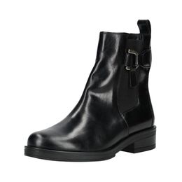 Gabor Damen Stiefelette "Gabor Stiefelette Leder/Textil", Gr. 37,5, schwarz, Leder, Textil, Schuhe