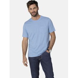 Babista Herren Rundhalsshirt "T-Shirt ULVIENTO", blau, Gr. 52, Obermaterial: 60% Baumwolle CO. 40% Polyester COOLMAX PES(Coolmax)., Shirts