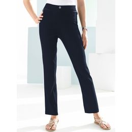 Classic Basics Damen Webhose, blau, Gr. 25, unifarben, 72% Viskose, 25% Polyamid, 3% Elasthan, Hosen