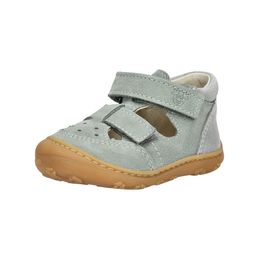 Pepino Baby Lauflernschuh "Pepino Sandalen Leder", Gr. 19, blau, Leder, Schuhe