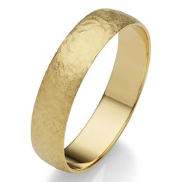 Firetti Damen Trauring "Schmuck Geschenk Gold 375 Hochzeit Ehering "LIEBE"", 66, ohne Brillant, Gelbgold 375, 5mm, gold, Gelbgold 375, Fingerringe,