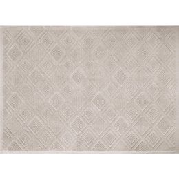 Badematte, H:7mm, grau, Framsohn FROTTIER, Baumwolle, Badematten, "Mosaik", gemustert, Baumwolle, hergestellt in &Ouml;sterreich
