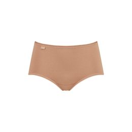 Sloggi Damen Slip "Slip 3er Pack", Gr. 38, beige, Obermaterial: 96% Baumwolle CO. 4% Elasthan EL., Unterhosen