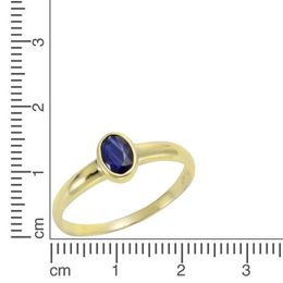Vivance Damen Fingerring "585/- Gelbgold Saphir", 062 (19,7), Gold, gelb, Gold, Fingerringe