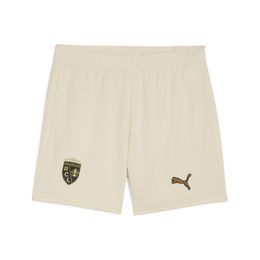 Puma Kinder Sporthose "RC Lens 25/26 Shorts Jugendliche", wei&szlig;, Gr. 116, unifarben, 100% Polyester, Hosen