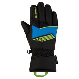 Ziener M&auml;dchen Skihandschuhe "LAVIVI-Z AQUASHIELD JUNIOR", schwarz, Gr. 3, Polyester, Handschuhe, warm, wasserdicht, winddicht, atmungsaktiv