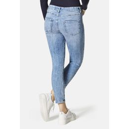 STOOKER WOMEN Damen 5-Pocket-Jeans "Florenz Season Slim Fit", blau, Gr. 40, Denim/Jeans, 82% Baumwolle, 17% Polyester, 1% Elasthan, Jeans, Slim Fit