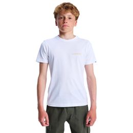 Quiksilver Jungen T-Shirt "Ev Desert Waves", wei&szlig;, Gr. 8, 100% Baumwolle, Shirts