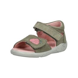 Pepino Kinder Riemchensandale "Pepino Sandalen Leder", Gr. 24, grau, Leder, Schuhe