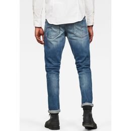 G-Star Raw G-STAR Herren Regular-fit-Jeans "3301 Straight Tapered", blau, Gr. 31, Denim/Jeans, Obermaterial: 99% Baumwolle, 1% Elasthan, Jeans