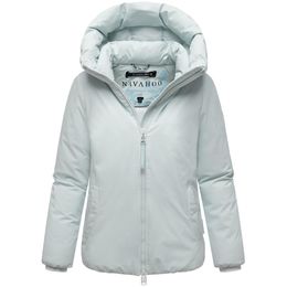 Navahoo Damen Winterjacke "Bl&uuml;tenlicht 14", blau, Gr. S, Obermaterial: 100% Polyester; Innenfutter: 100% Polyester; Wattierung: 100% Polyester;
