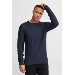 11 Project Herren Strickfleece-Pullover "Strickpullover PRTill", blau, Gr. XXXL, Obermaterial: 50% Baumwolle CO. 50% Polyacryl PAN., Pullover